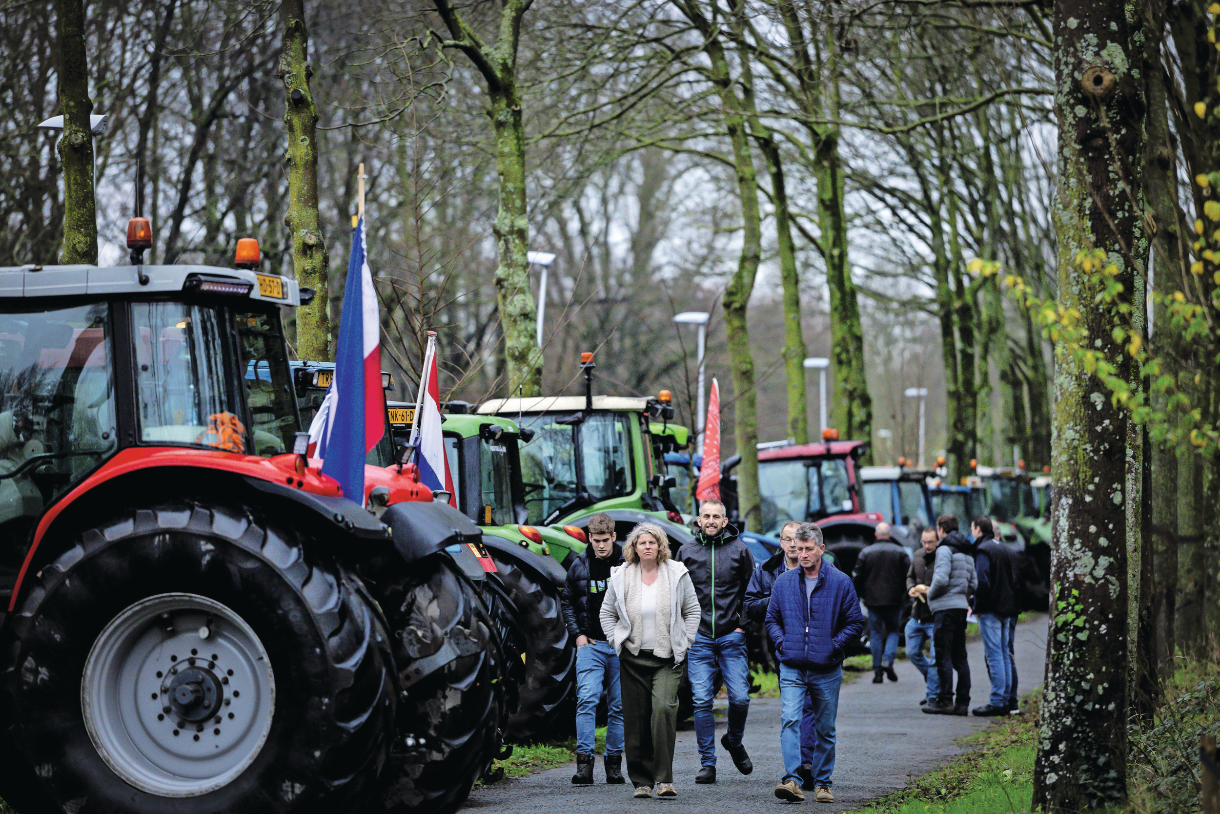 Boerenprotest bij provinciehuis Utrecht - Boerderij